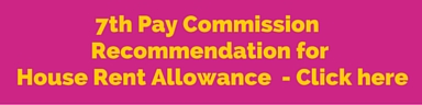 7th Pay Commission HRA - Central Government Employees News