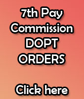 7th Pay Commission DOPT Orders - Central Government Employees News