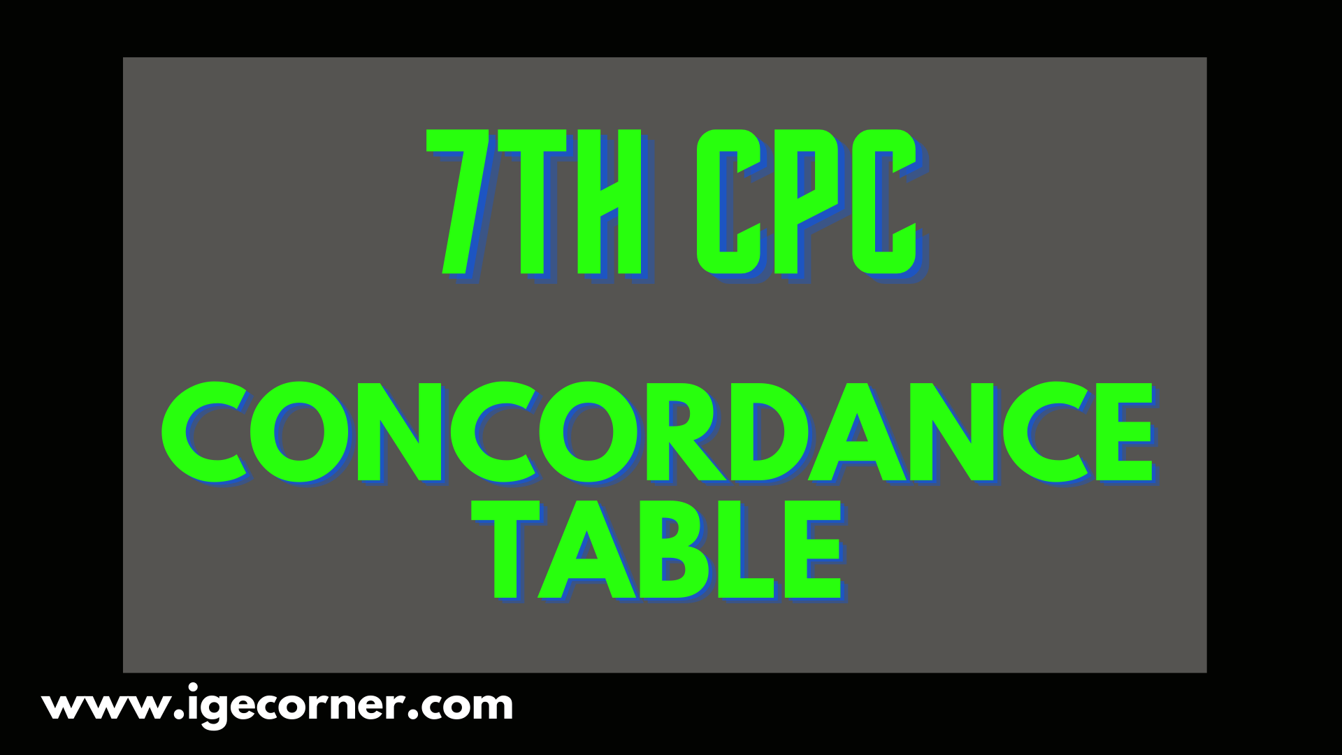 7th Pay Commission Concordance Tables for JCOS/ORs of Army and Airmen ...