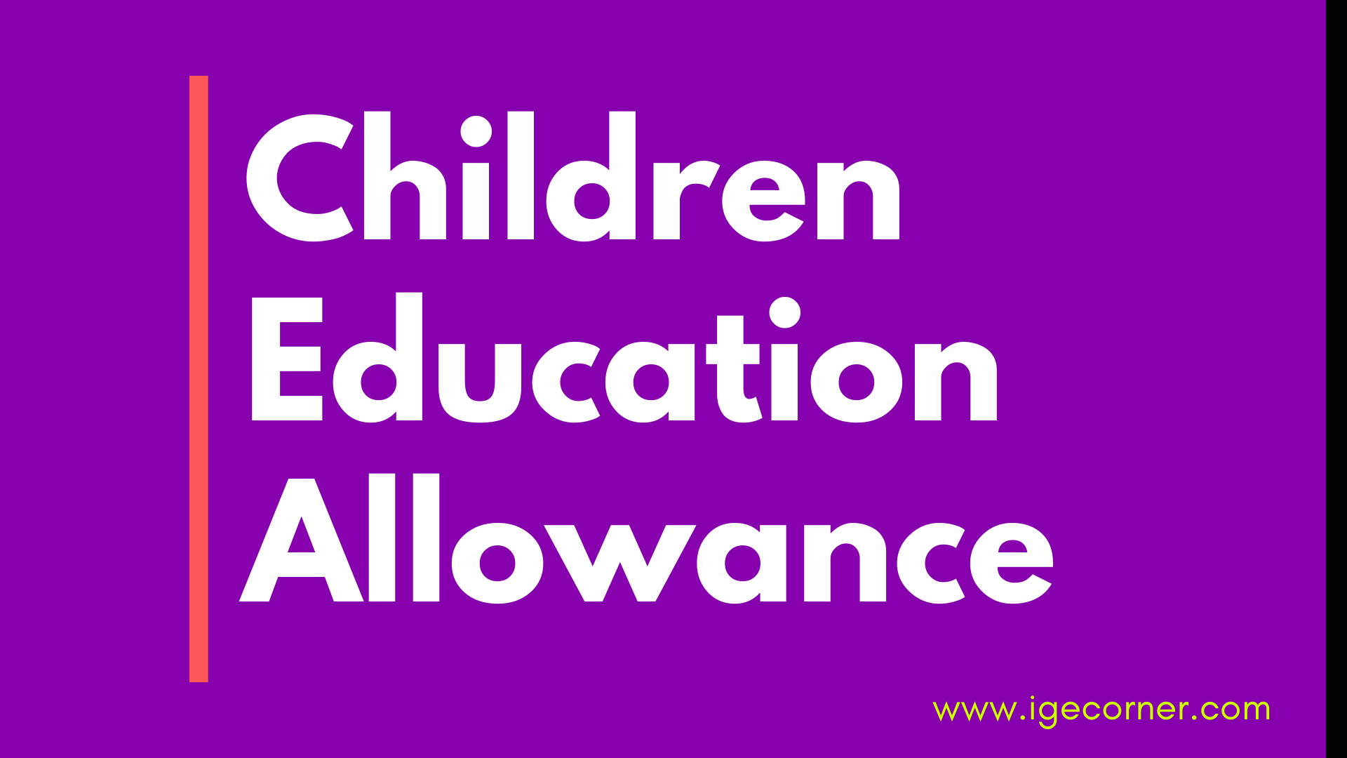 Reimbursement of Children Education Allowance to Central Government ...