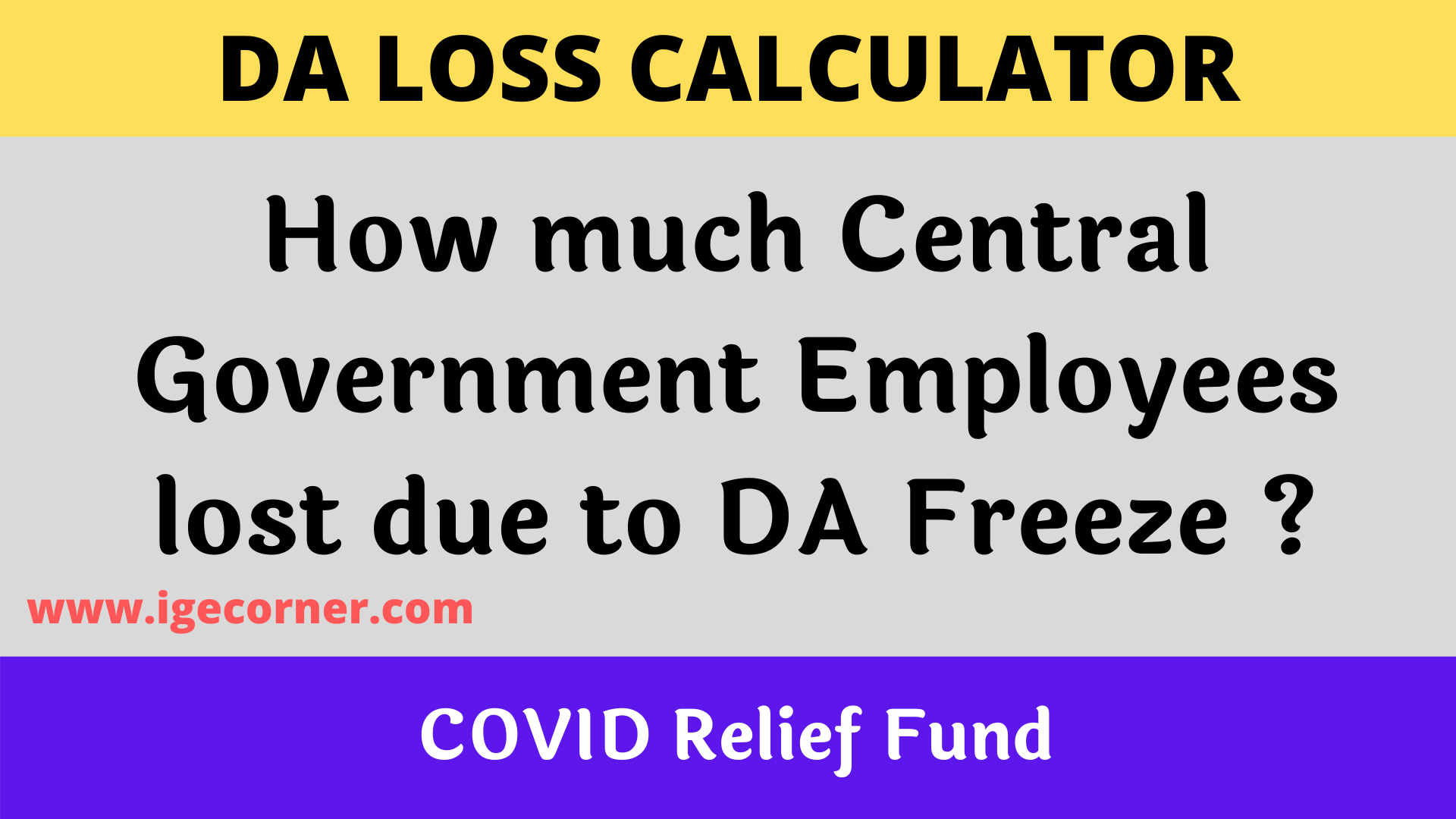 Dearness Allowance : How much Central Government Employees lost due to ...